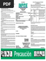 Ficha Técnica Impide Gowan (México) | PDF | Insecticida | Química