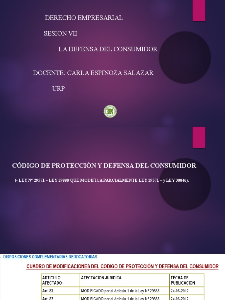 Defensa Del Consumidor | PDF | Protección al Consumidor | Los consumidores