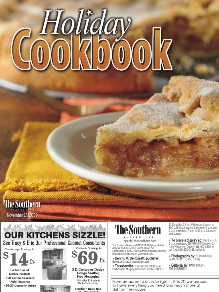 Holiday Cookbook | PDF | Cakes | Butter