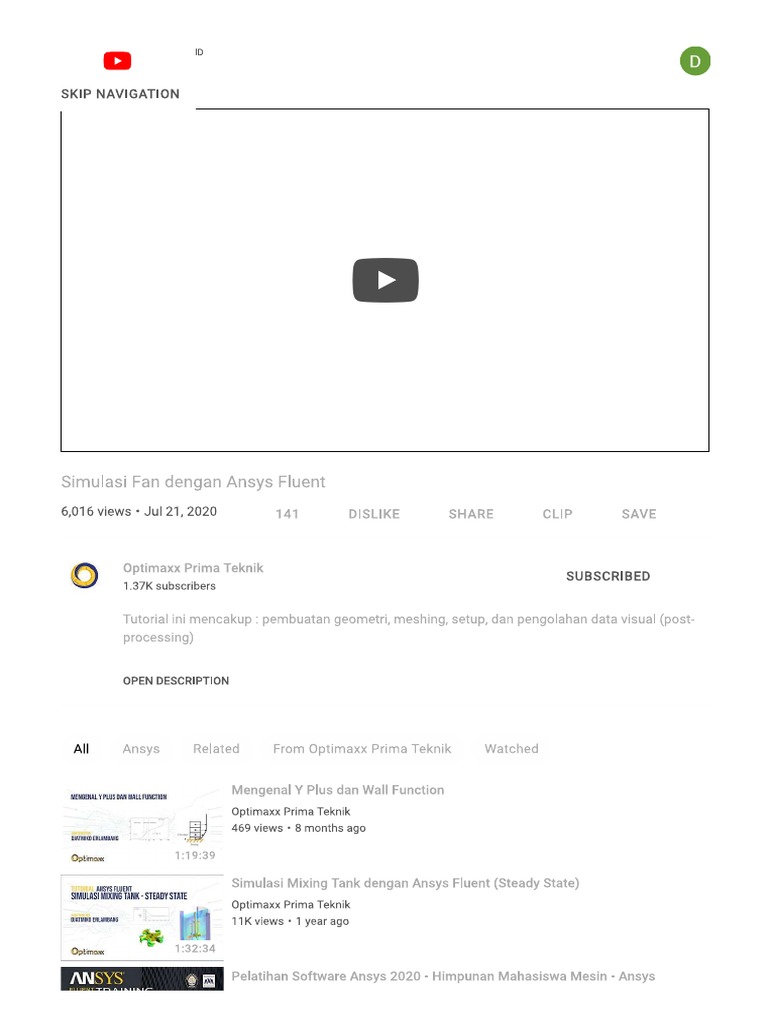ANSYS FLUENT 12.0 User's Guide - Fan | PDF
