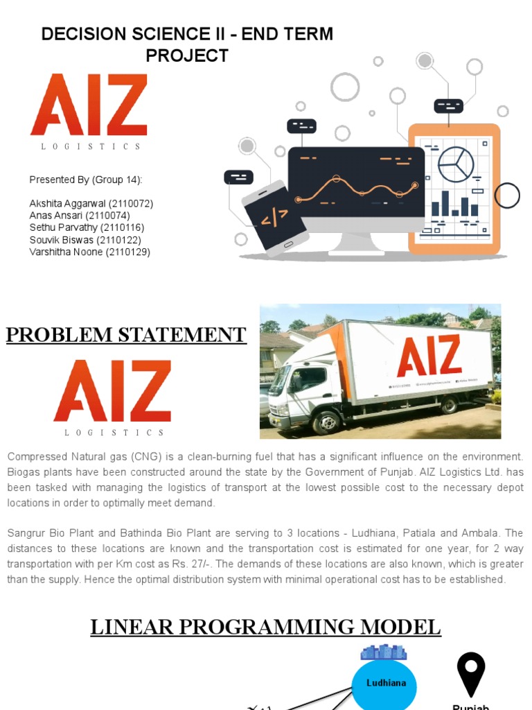 Decision Science II Project on Logistics Optimization | PDF | Loss ...