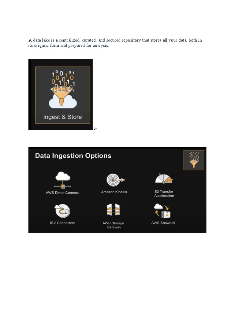 AWS Data Lake | PDF | Metadata | Apache Hadoop