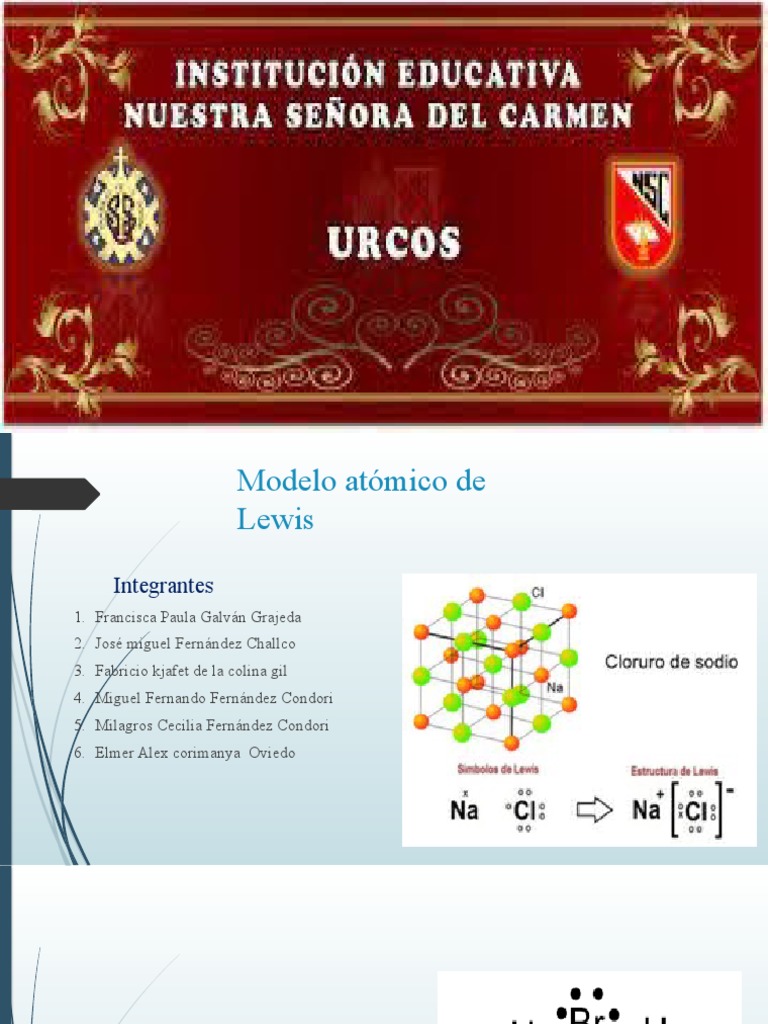 Modelo Atomico de LEWIS Grupo 4 | PDF