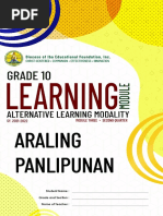 DLL - Ap 10 Migrasyon 1 | PDF