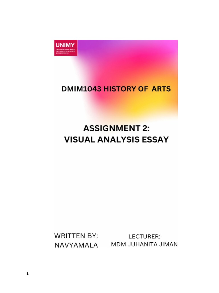 D05220007 - Assignment 2 - VisualAnalysis | PDF | Art | History