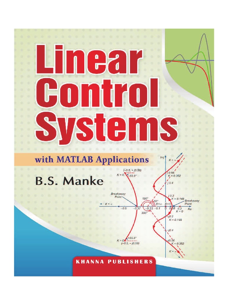 Linear Control Systems A Textbook For Engineering Students PDF