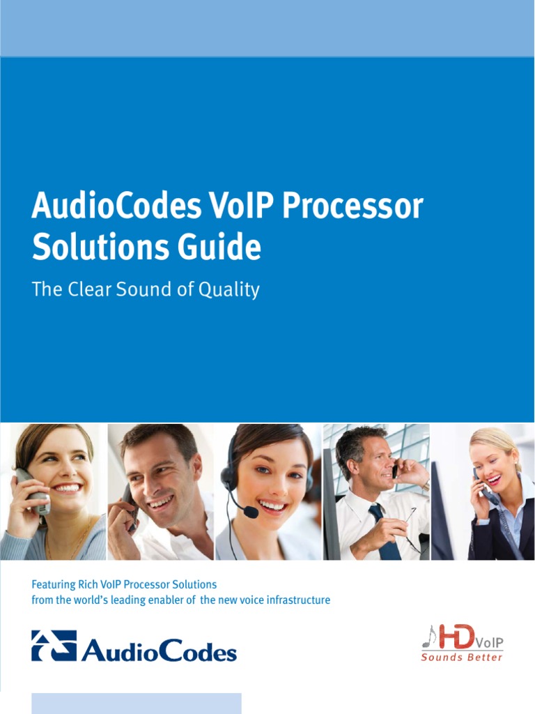Audio Codes VoIP Processor Solutions Guide | PDF