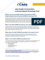 Social Needs Screening Tool AAFP | PDF | Health Care