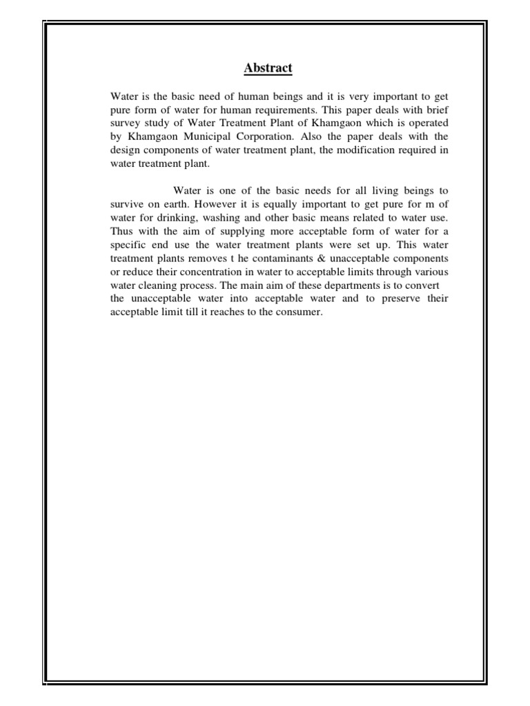 CPP. Microproject PDF 2022 | PDF | Water Purification | Water