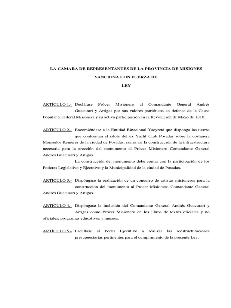 Ley VI N 155 (1) - 2 | PDF | Política