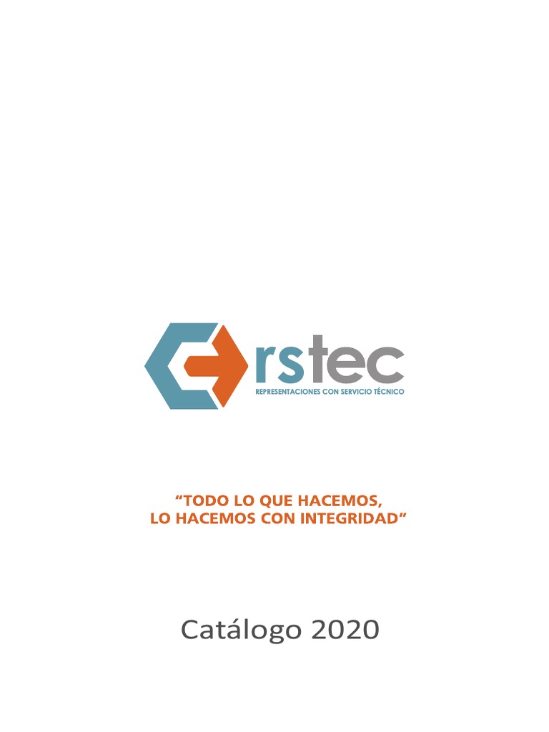 CATALOGO - 2020 RSTEC - Equipos Industriales | PDF | Calidad (comercial) | Software