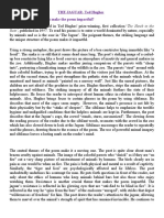 The Jaguar Poem by Ted Hughes | PDF | Poetry