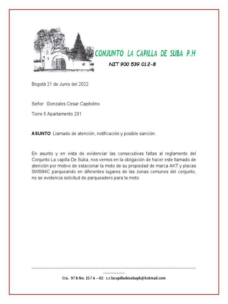 Circular Multas | PDF