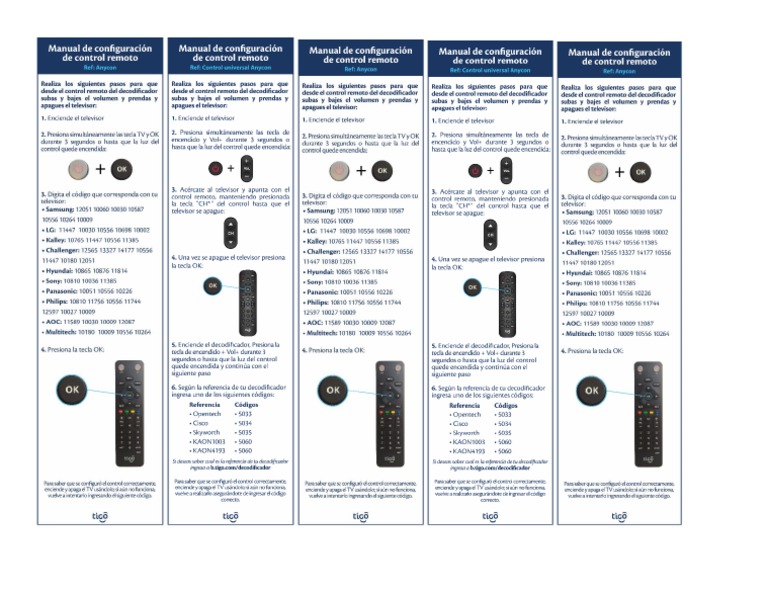 CONFIGURACIÒN CONTROLES | PDF