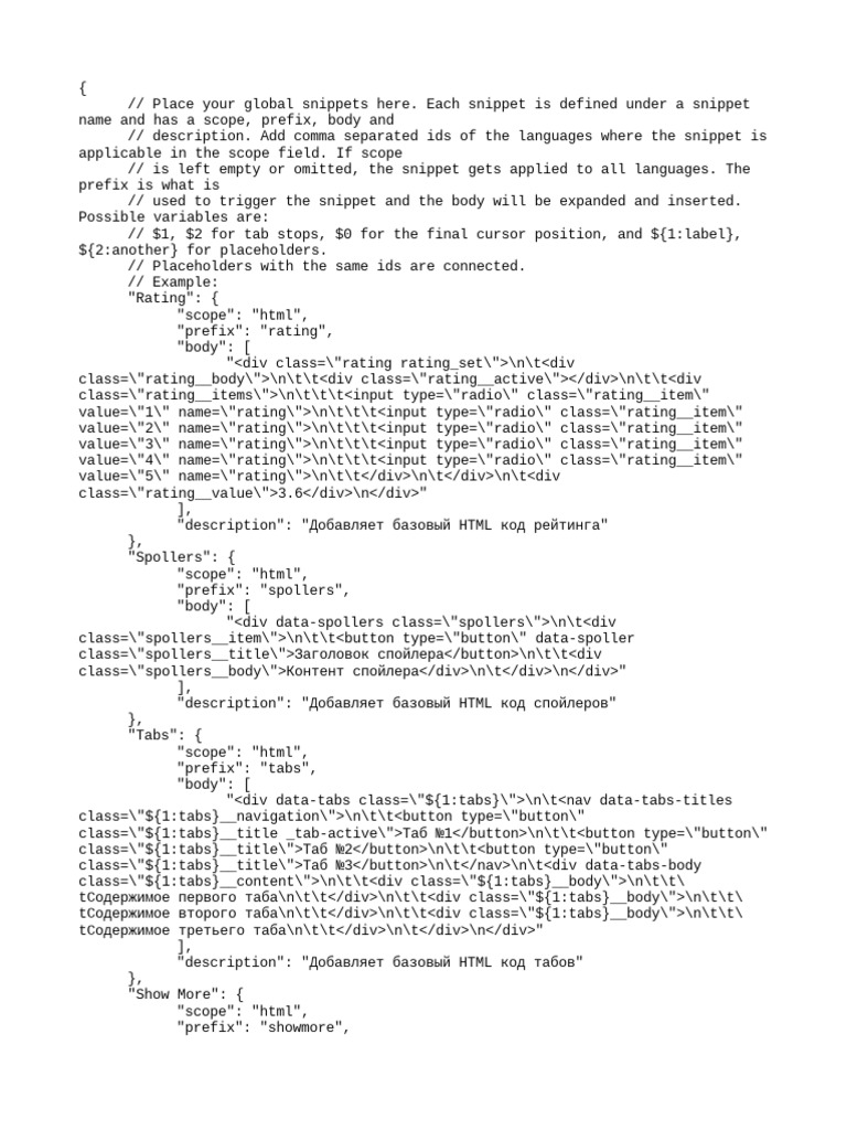 Snnipets | PDF | Scope (Computer Science) | Software Engineering