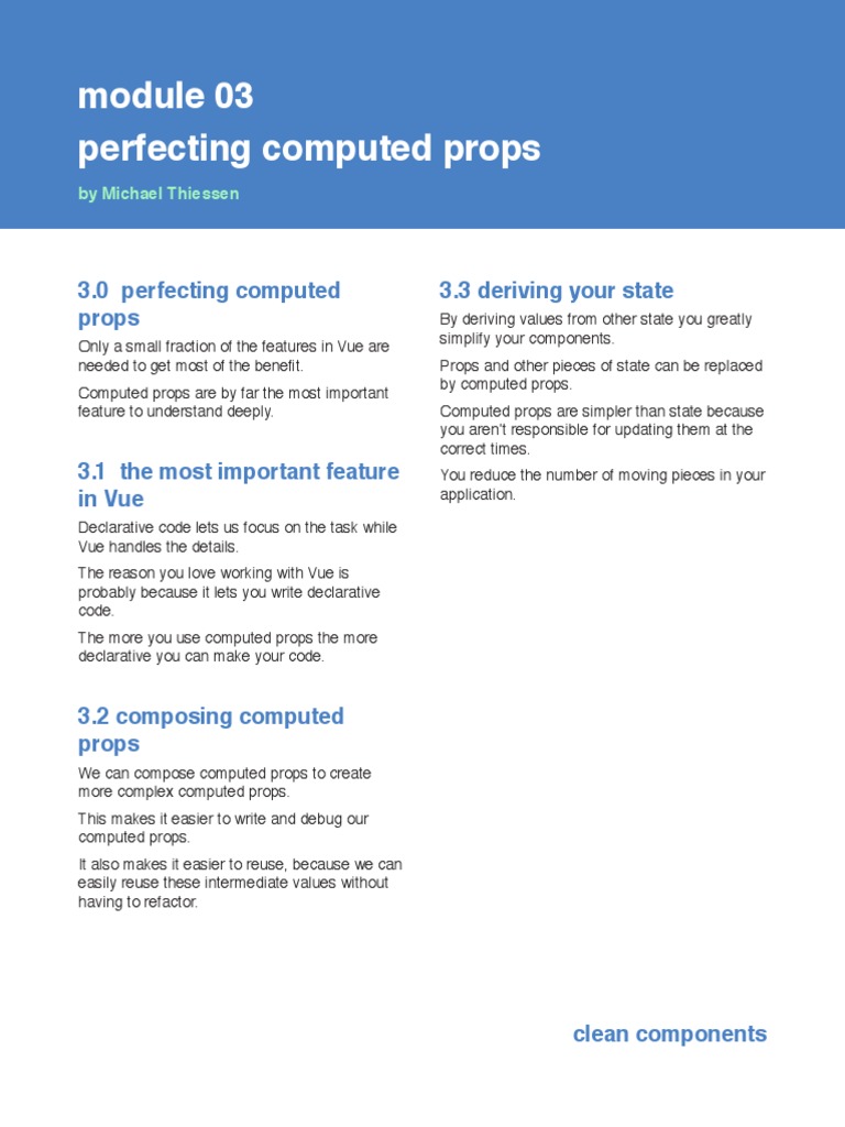 Module 3 Cheatsheet | PDF
