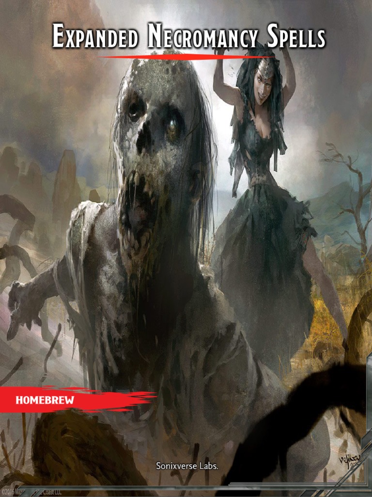 Expanded Necromancy Spells | PDF | Zombies