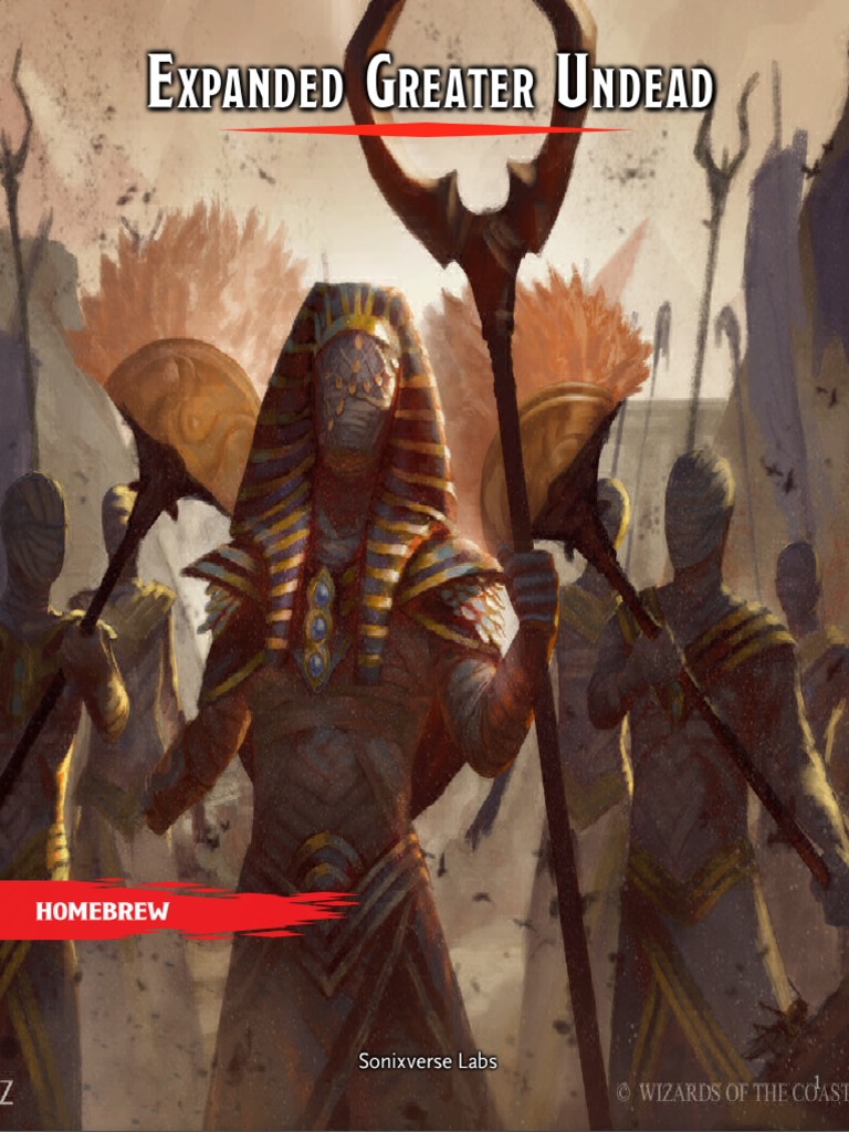 Expanded Greater Undead | PDF | Mummy | Demons
