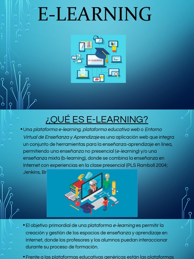 E Learning | PDF | Moodle | Método de enseñanza