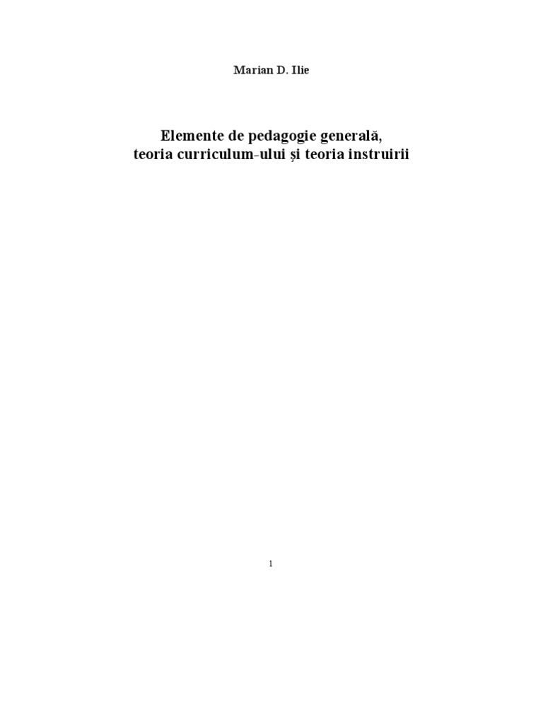 Pedagogie Pdf