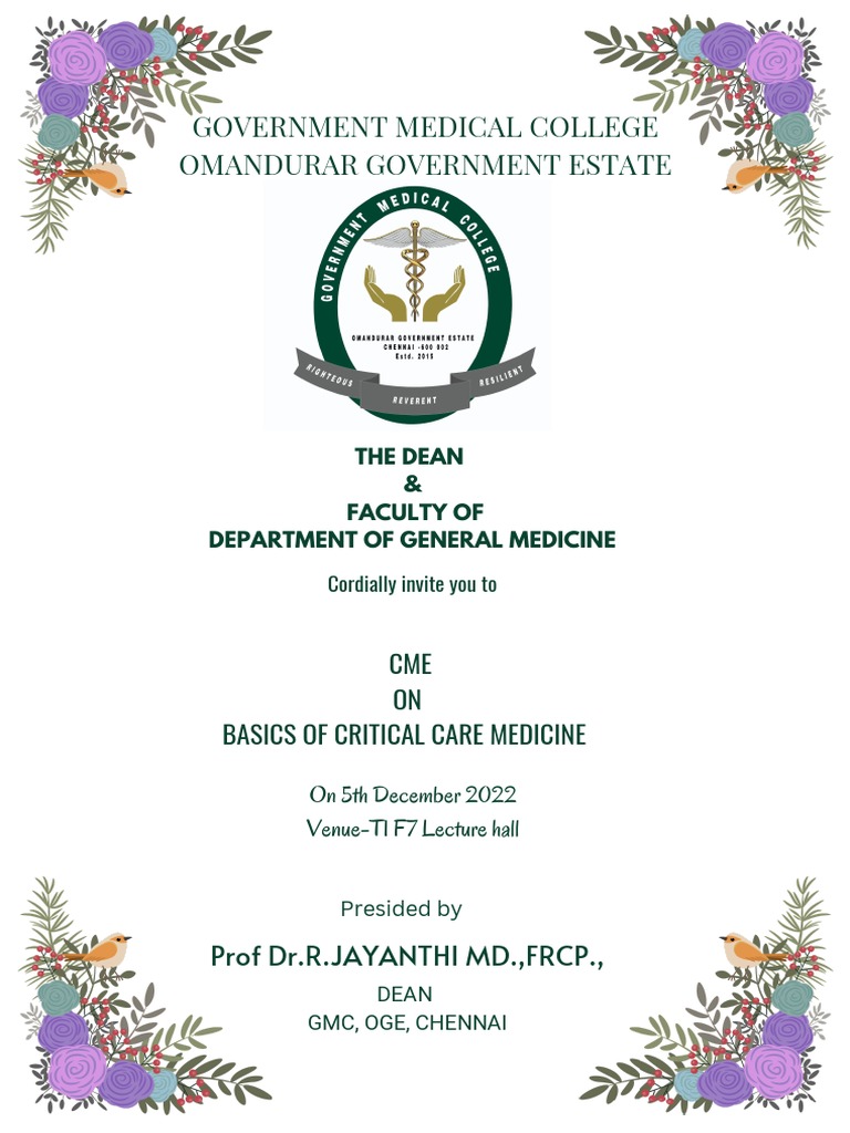 Med Cme Invite | Download Free PDF | Doctor Of Medicine | Medical ...