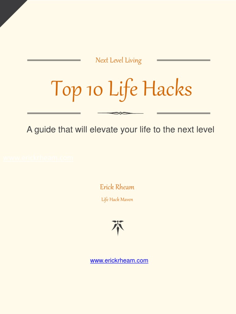 Life Hacks for Busy Professionals | PDF | Smoothie | Foods