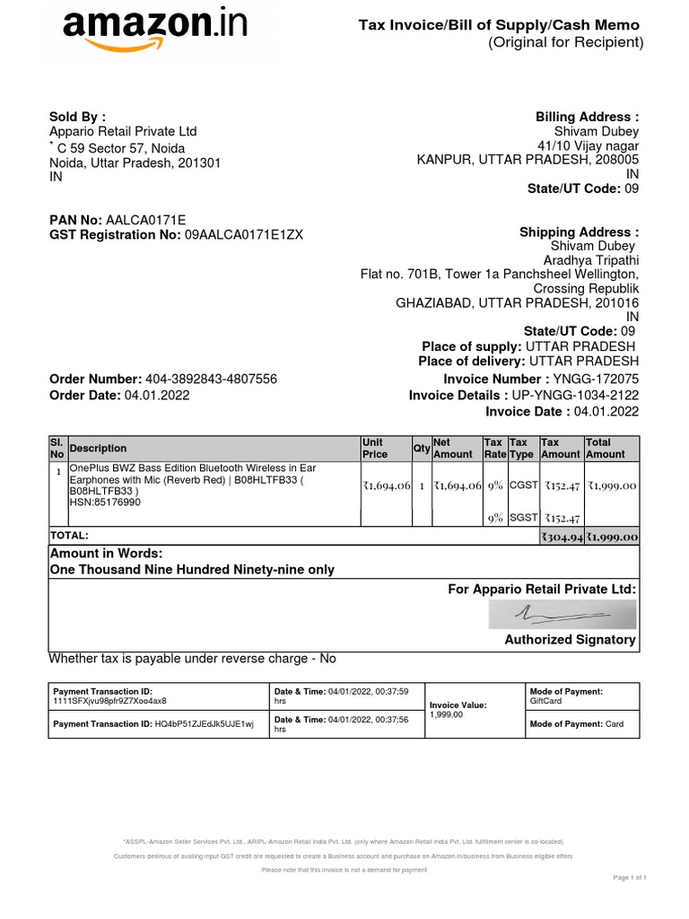 Invoice | PDF | Invoice | Taxes