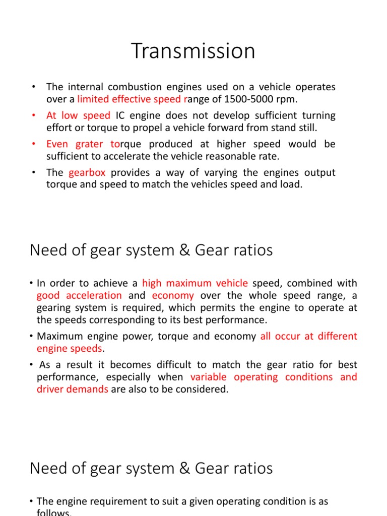 Gear Box | PDF | Manual Transmission | Gear