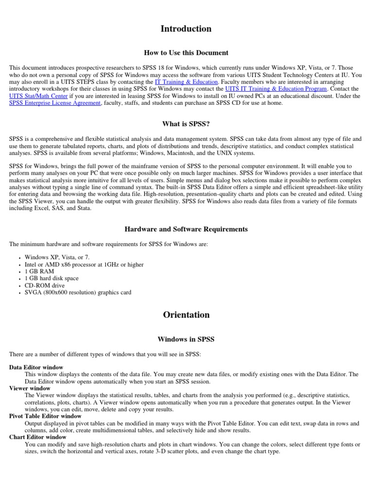 Spss Win Printable | PDF | Spss | Student's T Test