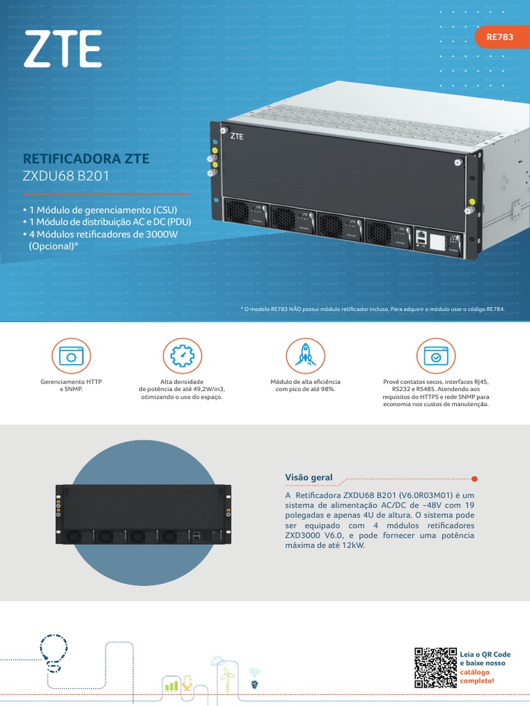 Retificadora Zte - Re783 - Datasheet | PDF | Informática | Engenharia ...