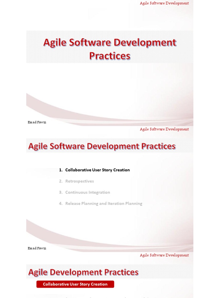 Agile Software Development - User Story Creation | PDF | Agile Software Development | Software ...