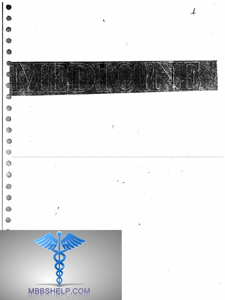 Medicine Dams Notes | PDF