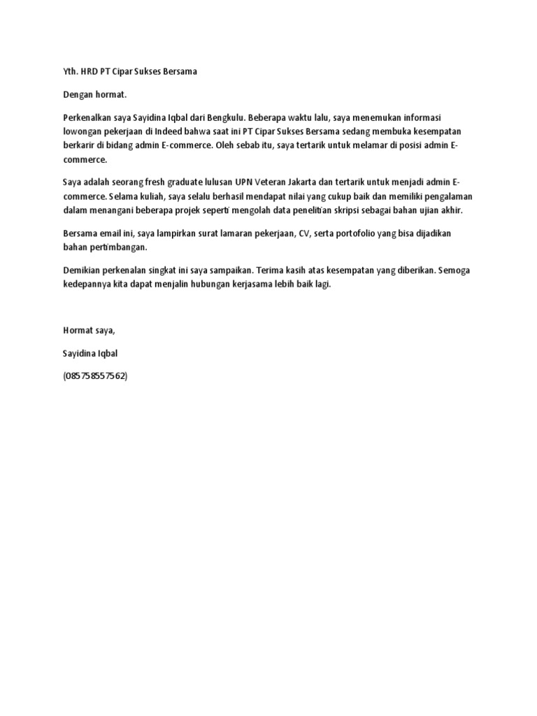 Email HRD | PDF