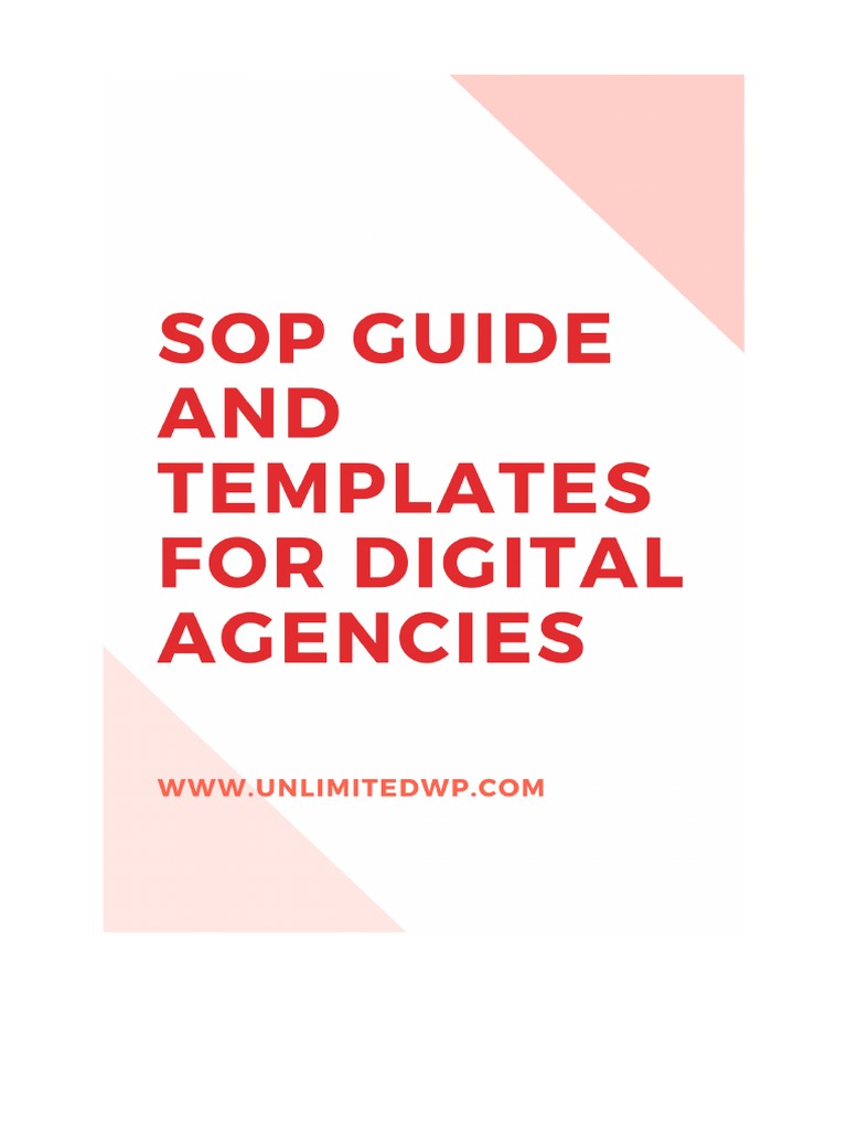 Introduction To SOPs For Digital Agencies | PDF | Word Press | Search ...