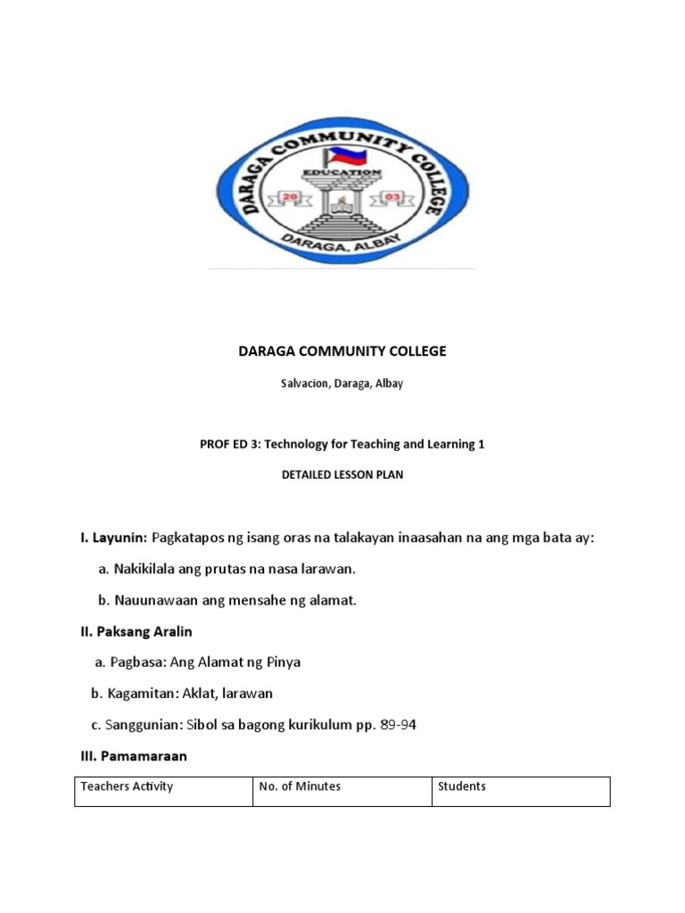 Lesson Plan Masusing Banghay Aralin Sa Fi | PDF