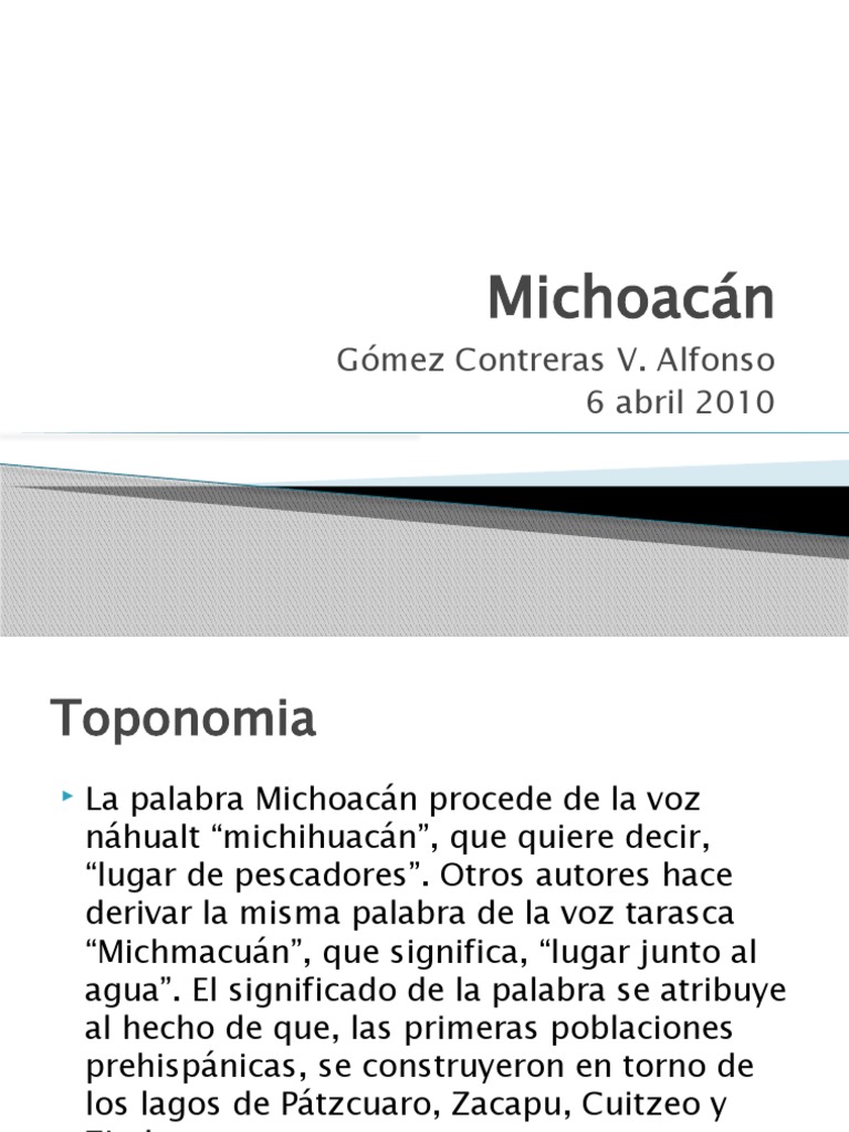 Michoacán | PDF | Clima templado | Clima