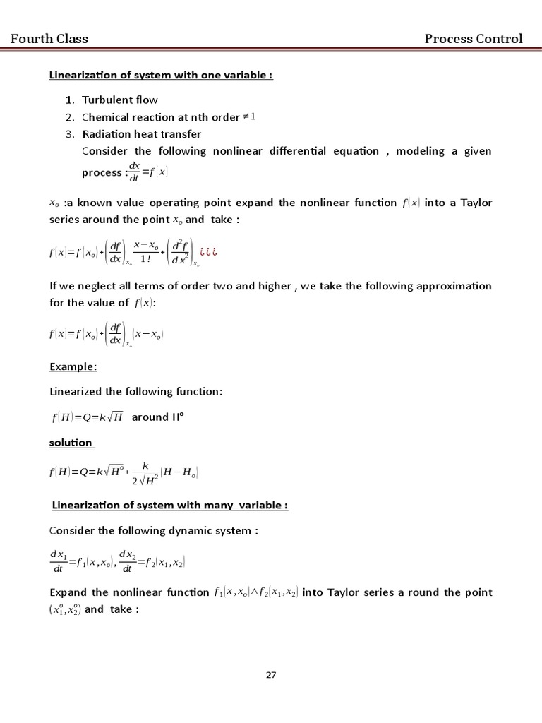 Lecture 10 Pdf Nonlinear System Differential Equations