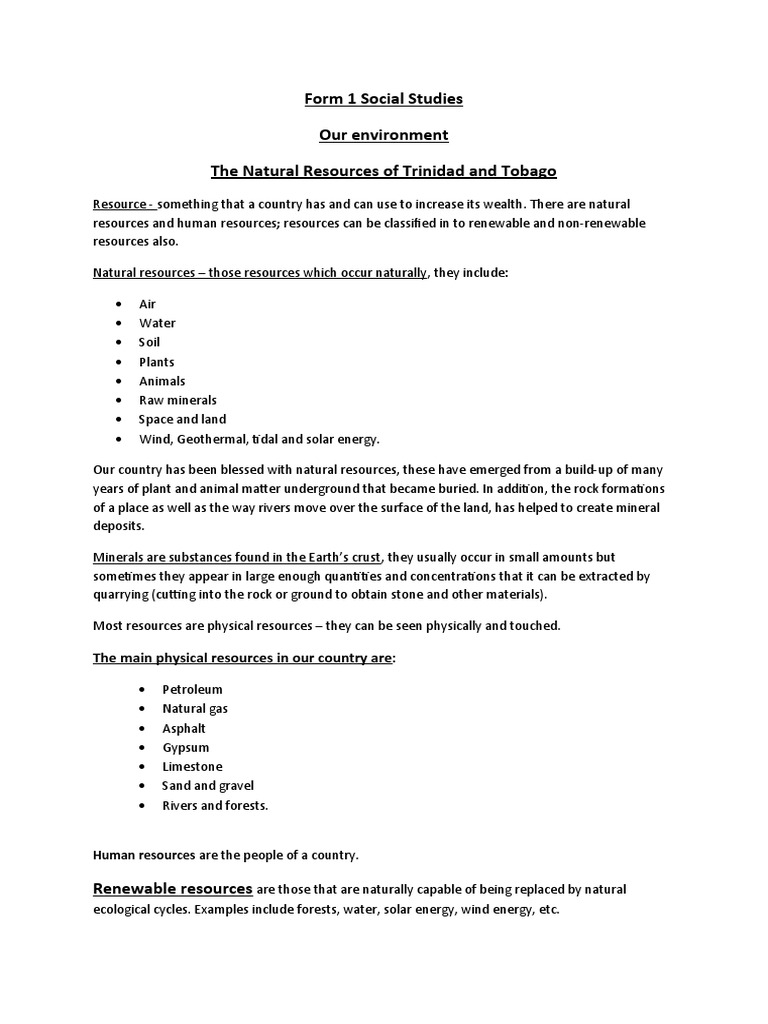 Natural Resources Pdf Resource Petroleum