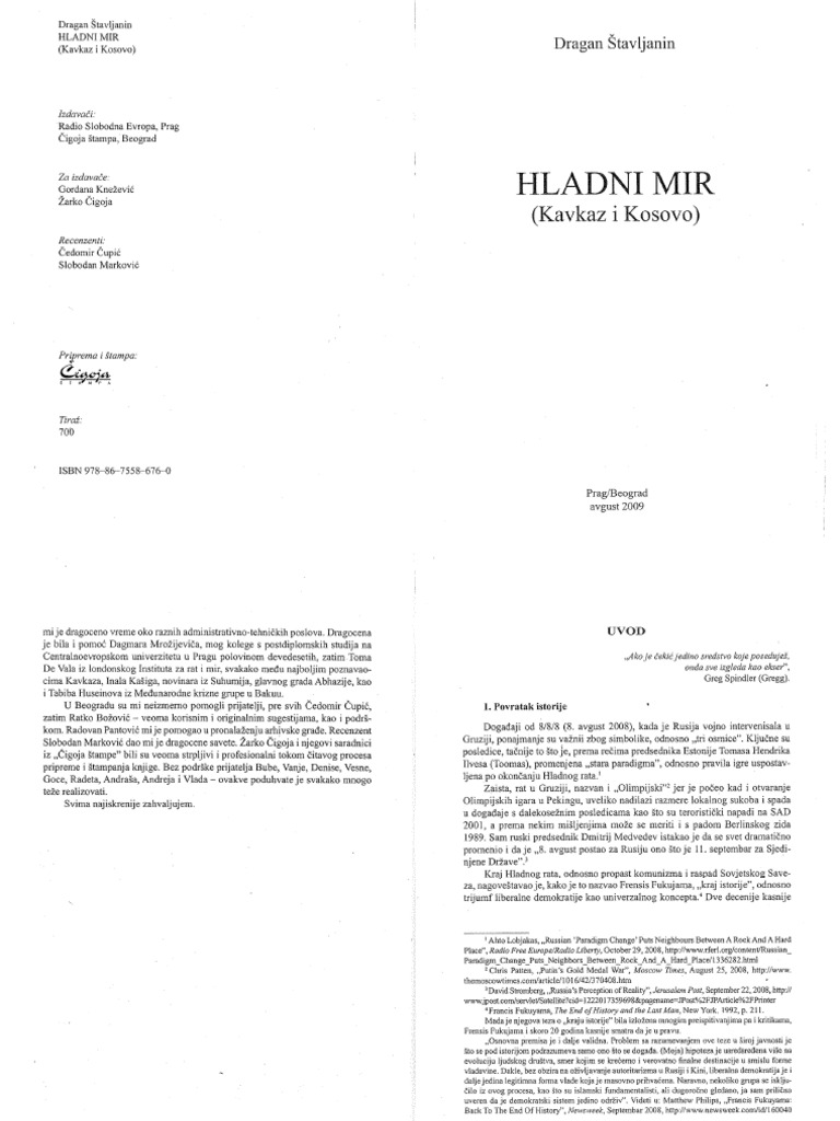 Štavljanin, Hladni Mir | PDF