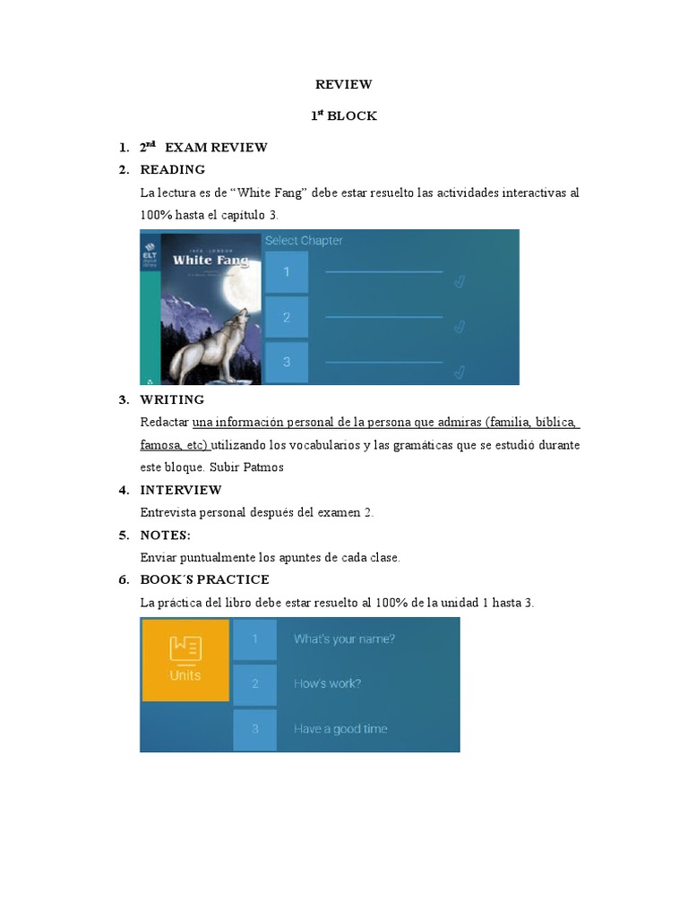 REVIEW 1st Block | PDF