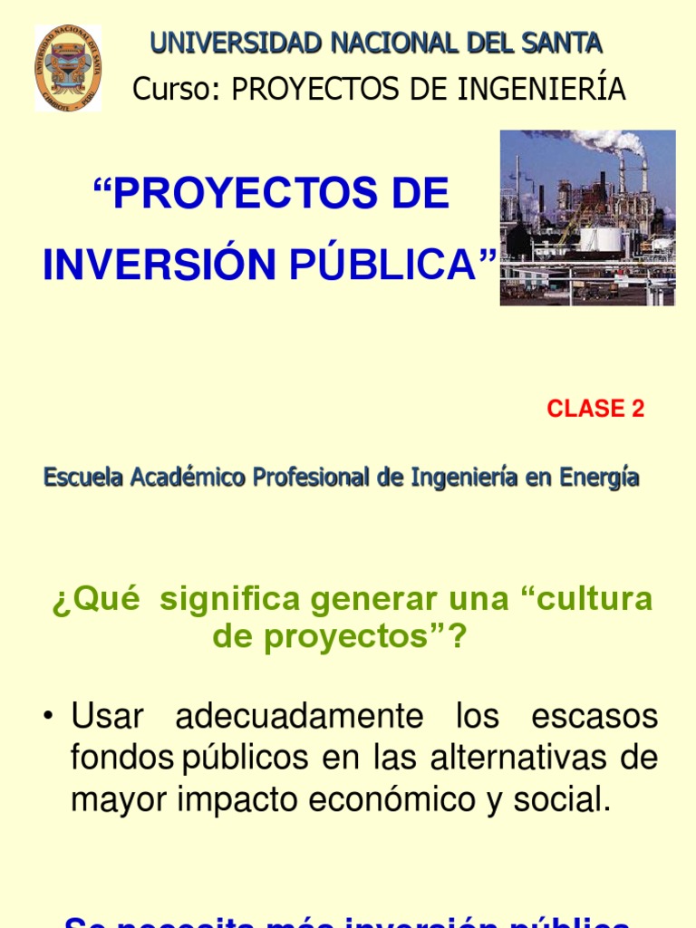 Proyectos de Inversión Publica | PDF | Mercado (economía) | Oferta (economía)