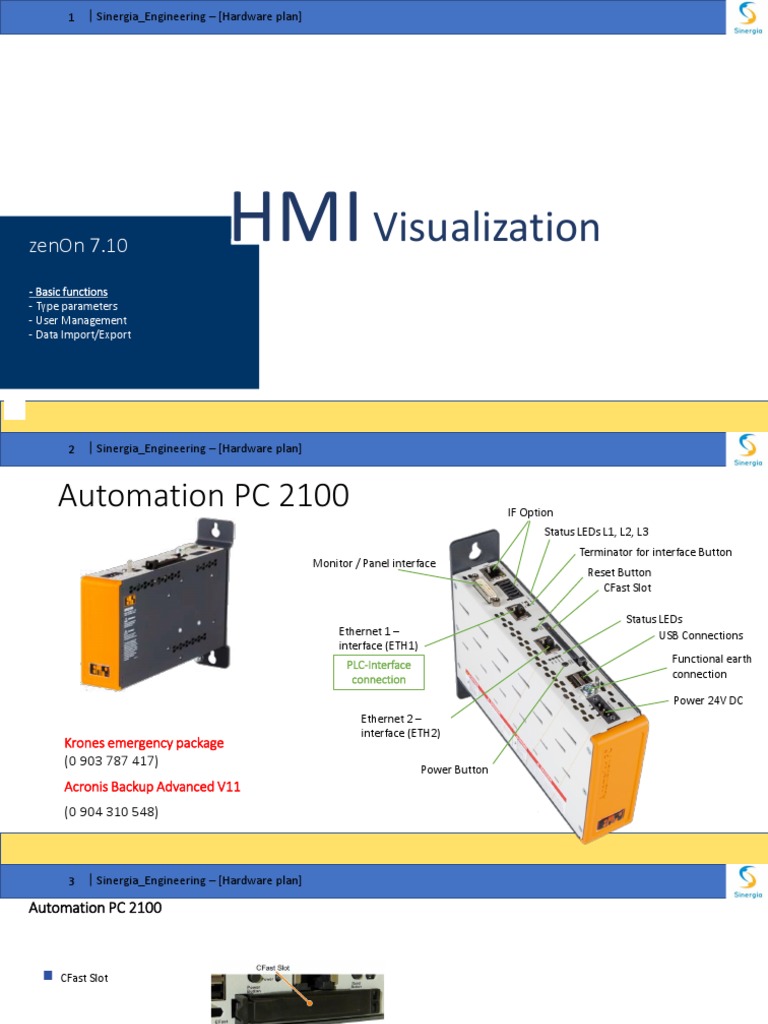 Zenon710 Visualisation | Download Free PDF | Input/Output | Computer Network