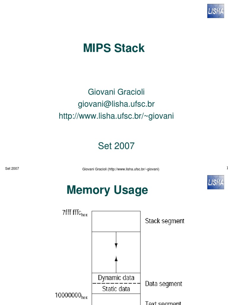Stack Pdf Subroutine Pointer Computer Programming
