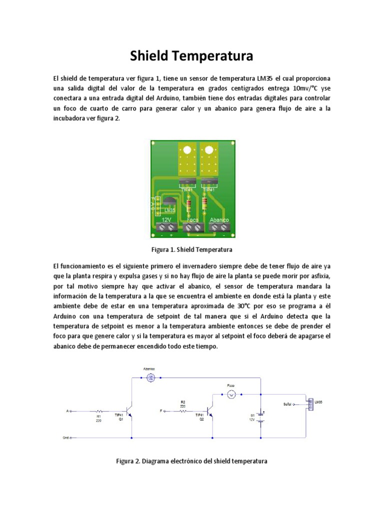 Shield Temperatura | PDF | Arduino | Temperatura
