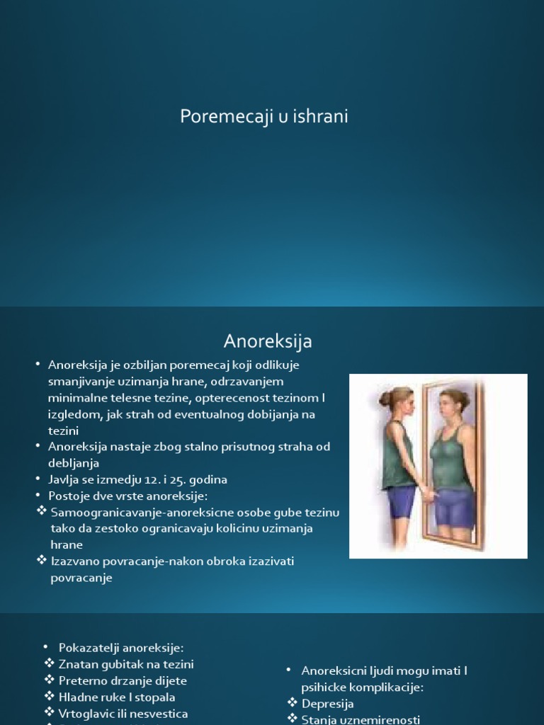 Poremecaji U Ishrani | PDF