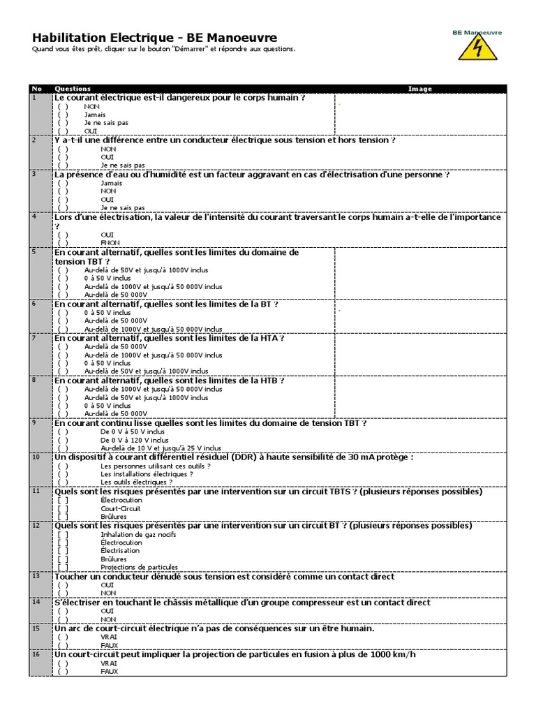 Be Manoeuvre Eleve | PDF