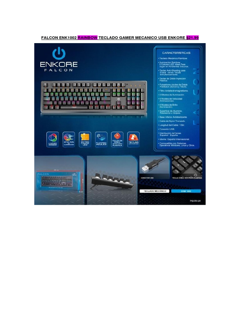 Teclados Mecanicos RGB Rainbow | PDF