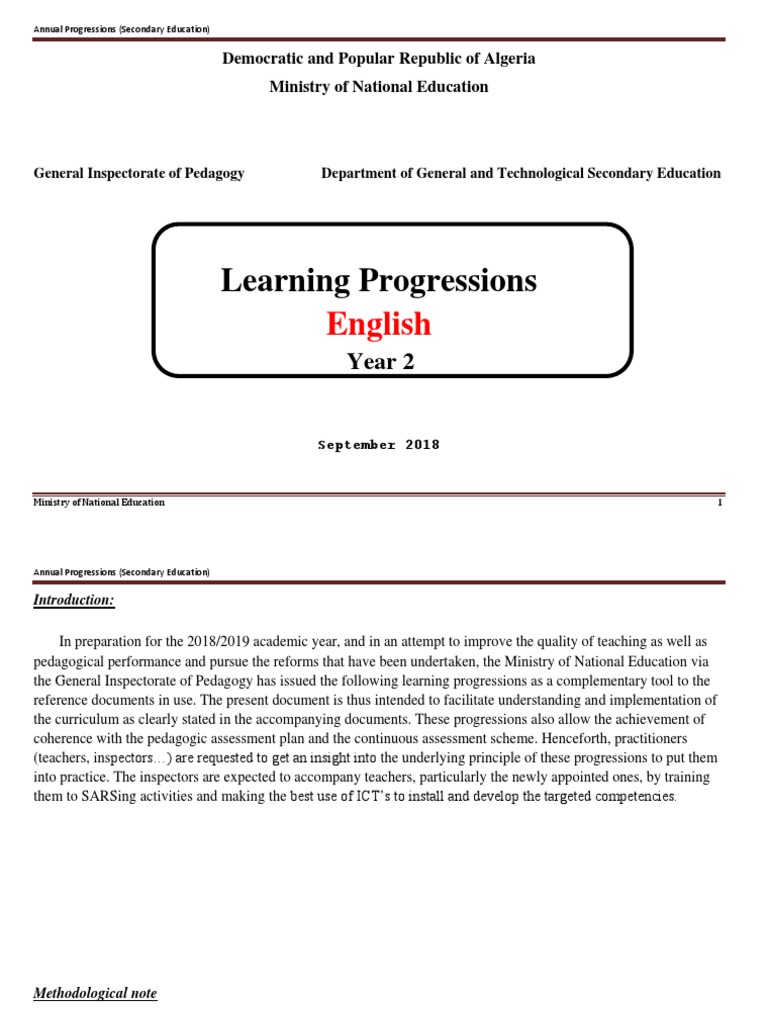 2 AS Anglais | PDF | Pedagogy | Learning