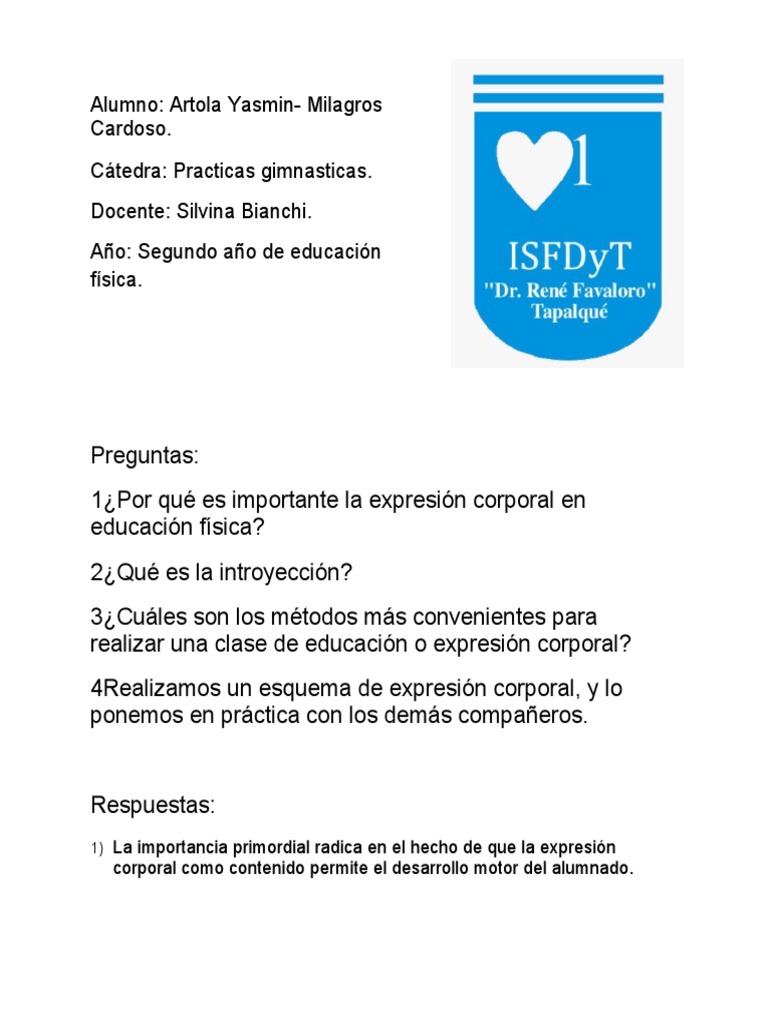 Trabajo Practico 2 2 | PDF | Lenguaje corporal | Sicología