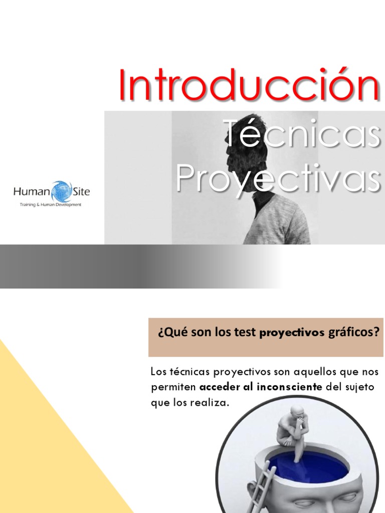 Introduccion Test Proyectivos | PDF | Las emociones | Mente inconsciente